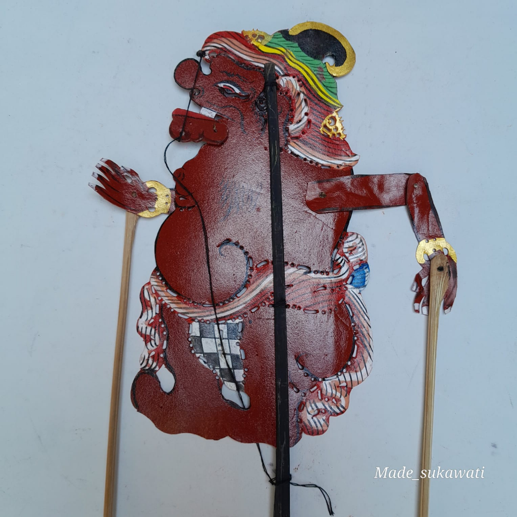 Jual Kerajinan Wayang Kulit Bali Tokoh Sangut Delem Malen Merdah ...