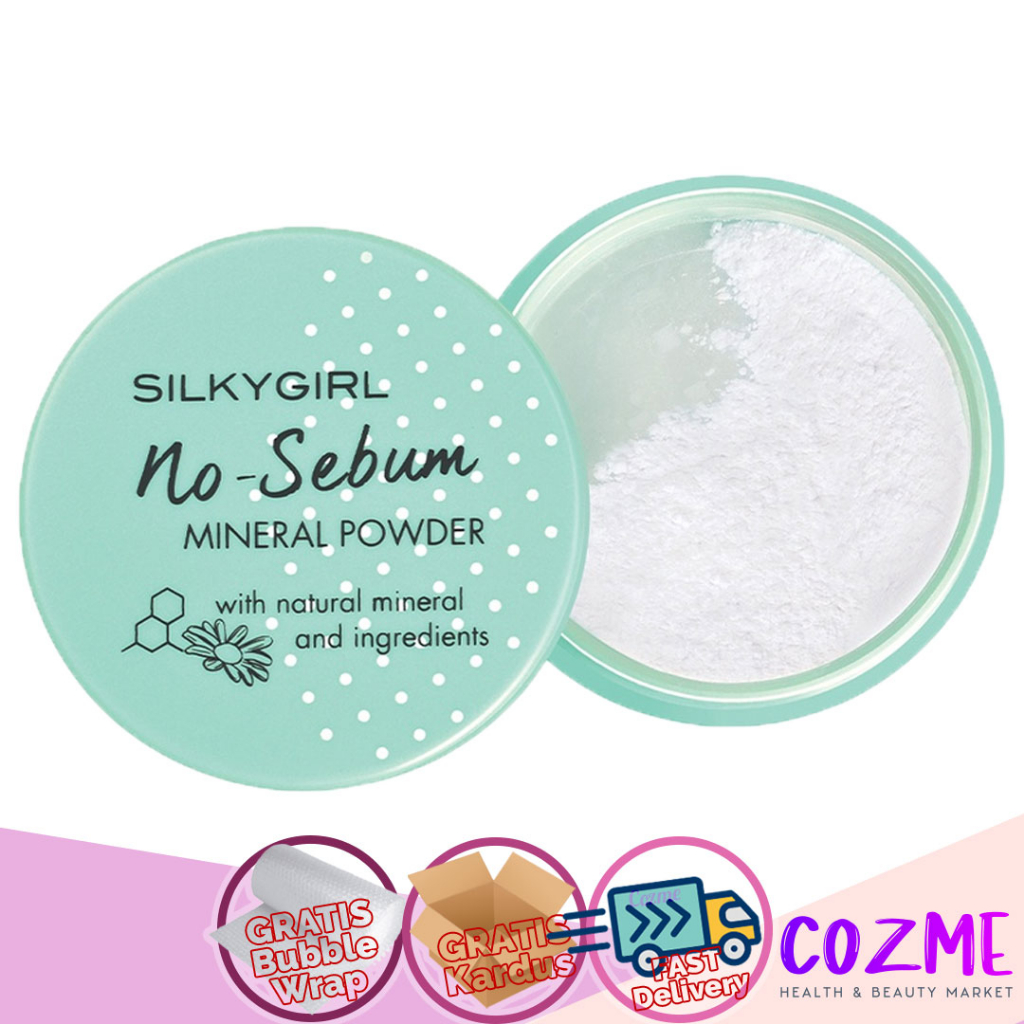 Jual SILKYGIRL No Sebum Mineral Loose Powder 5gr | Shopee Indonesia