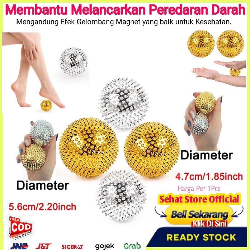 Jual Bola Magnet Terapi Telapak dan Jari Tangan Alat Pijat Refleksi ...