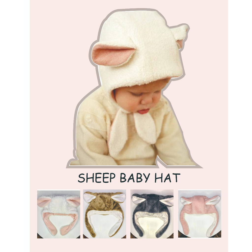 Jual Topi Bayi Topi Anak Kupluk Bayi Penutup Kepala Musim Dingin Motif ...