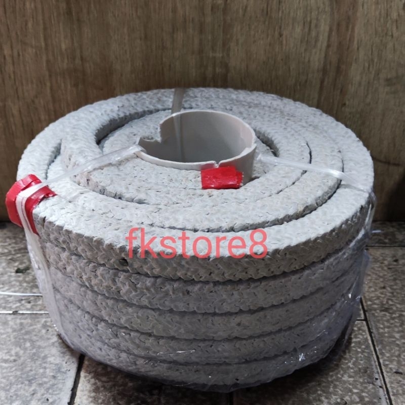 Jual Gland Packing Asbestos 5/16 inch / Rames Packing 8mm per roll ...