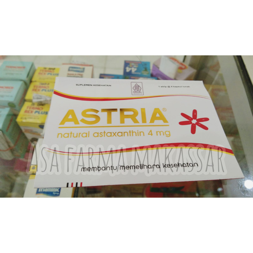 Jual Multivitamin Dewasa ASTRIA 4mg kemasan catch cover isi 4s | Shopee Indonesia
