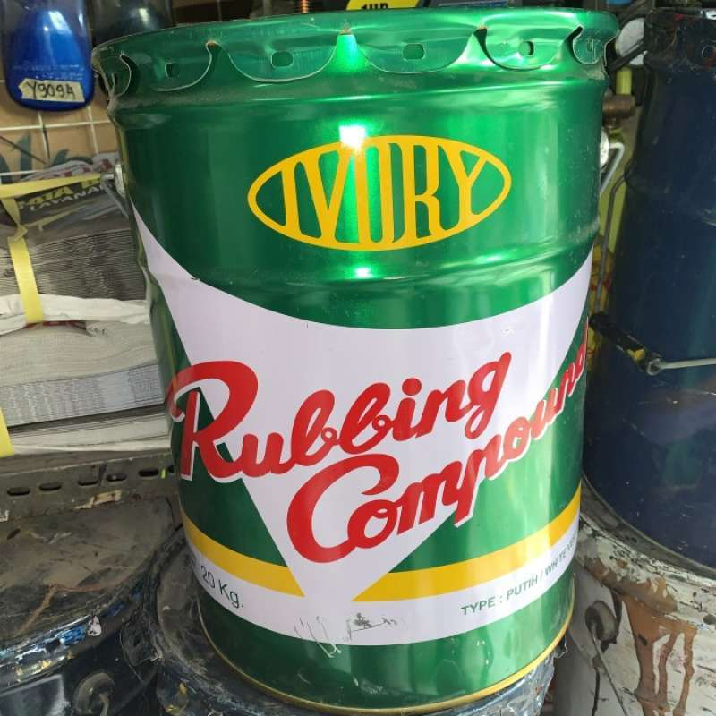 Jual IVORY RUBBING COMPOUND White 20kg IVORY KOMPON PUTIH ( halus ...