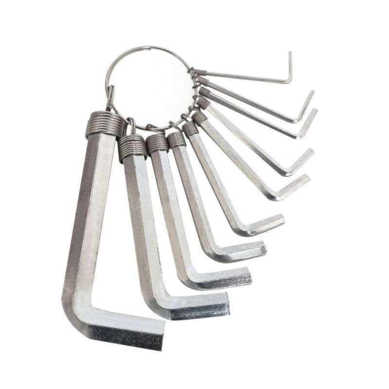 Jual kunci L set 10pcs hex key ring 10set 10pc 10in1 tools wrench ...
