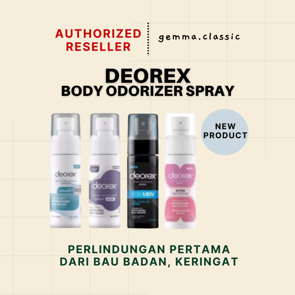 Jual (Buy 2 Get 1 5ML) Deorex Odorizer Body Spray Non Fragrance ...