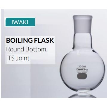 Jual Labu Didih IWAKI 4320FK200-29 Boiling Flask, Round Bottom, TS ...