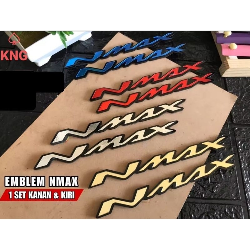 Jual Emblem Logo Motor Yamaha NMax 3D Sudah dengan Perekat - Logo NMax ...