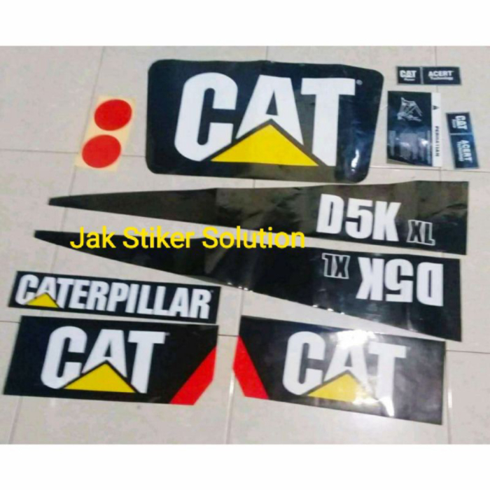 Jual STICKER ALAT BERAT STIKER Dozer Cat D5KXL Caterpillar BAHAN ...
