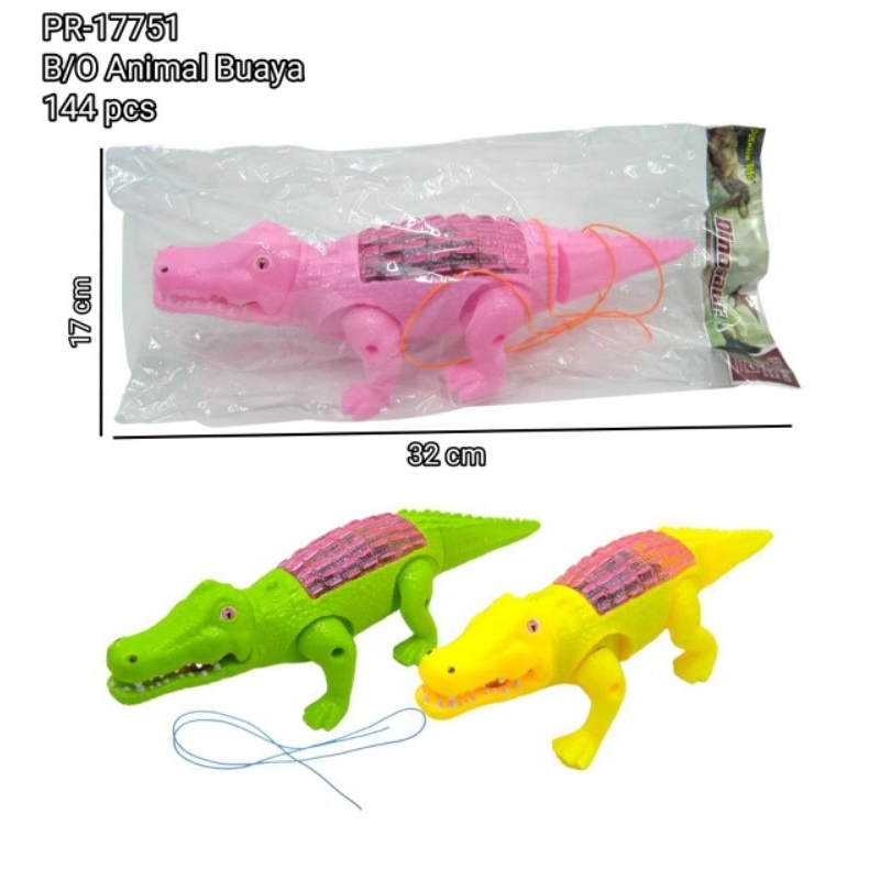 Jual MAINAN BUAYA BATERAI/BUAYA JALAN | Shopee Indonesia