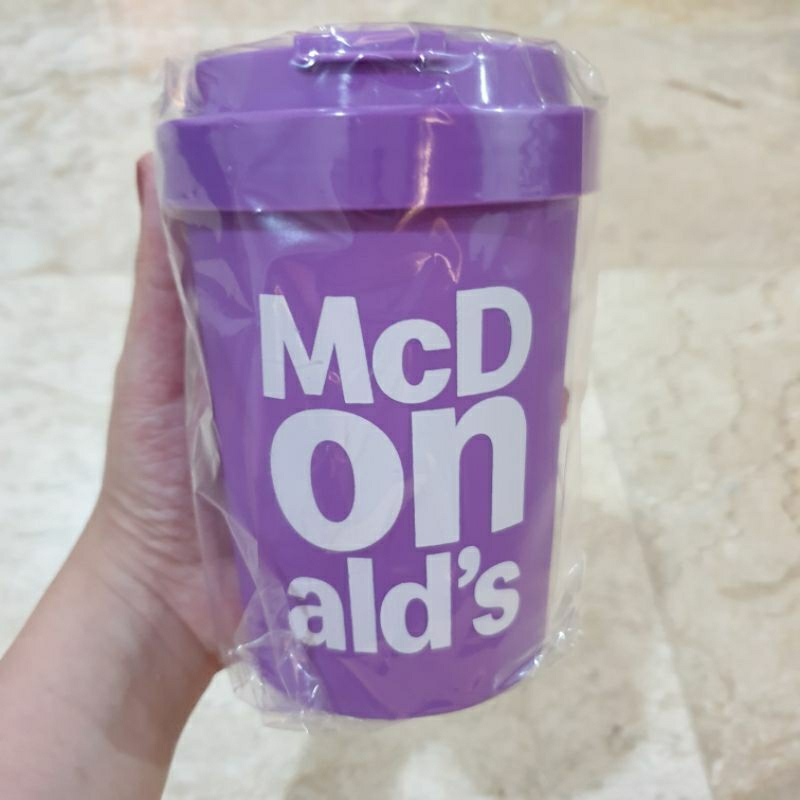 Jual MCD Tumbler / MCDonalds Tumbler Botol Minum Ungu | Shopee Indonesia