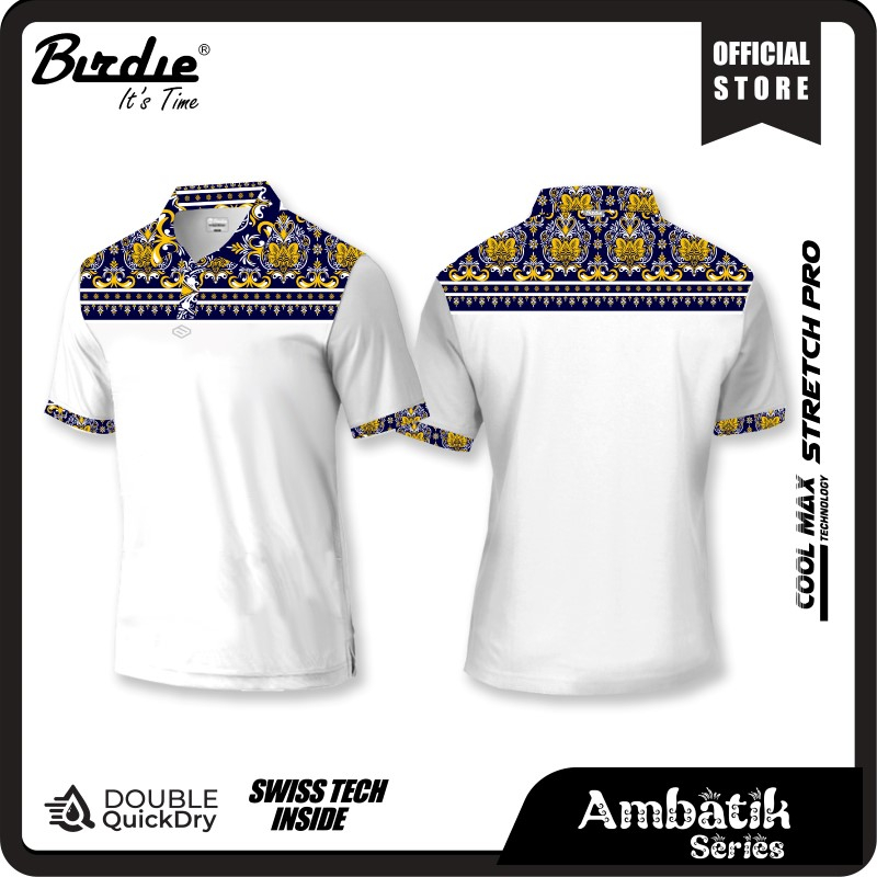 Jual Baju Polo Shirt Golf Polyester Dry Fit CoolMax-Ambatik Series #7 ...
