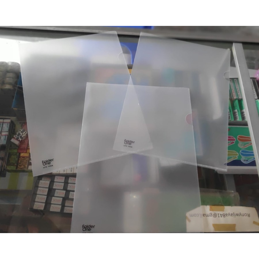 Jual Map L / Map Bening / Clear Sleeve F4 Folder One | Shopee Indonesia