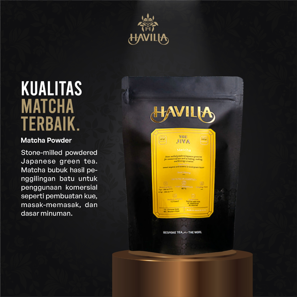Jual Havilla Matcha Powder Teh Hijau Jepang Premium / Matcha / Matcha ...