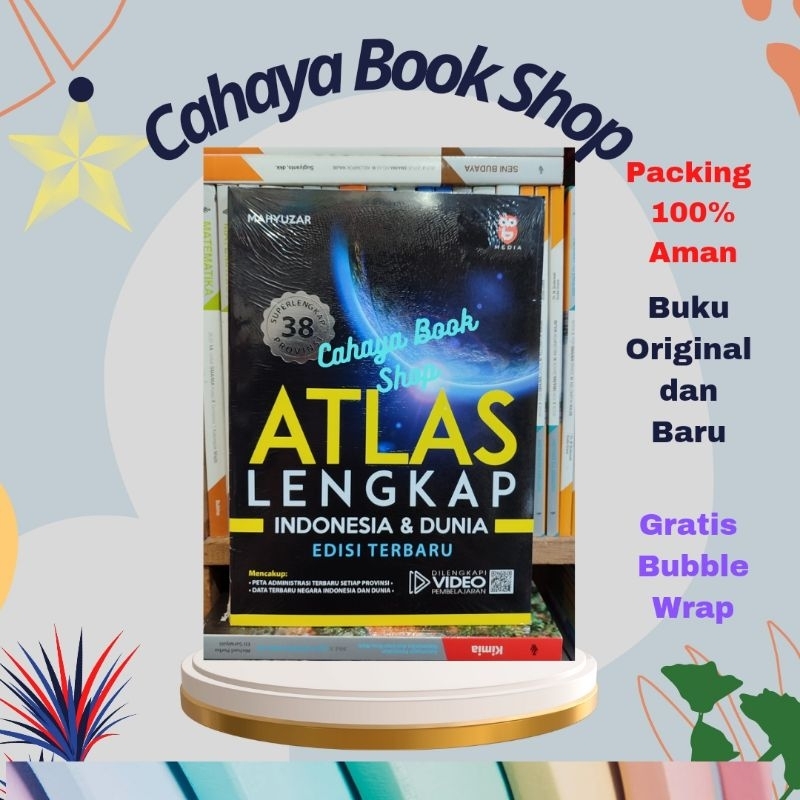 Jual Buku Atlas Lengkap Indonesia & Dunia 38 Provinsi Edisi Terbaru ...
