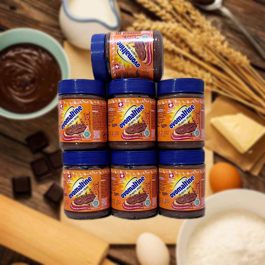 Jual Ovomaltine Crunchy Cream 230 gram Selai Roti | Shopee Indonesia