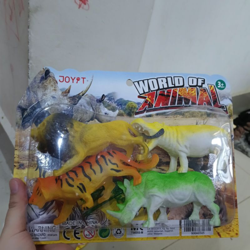 Jual my - mainan animal action figure / mainan binatang anam edukasi ...