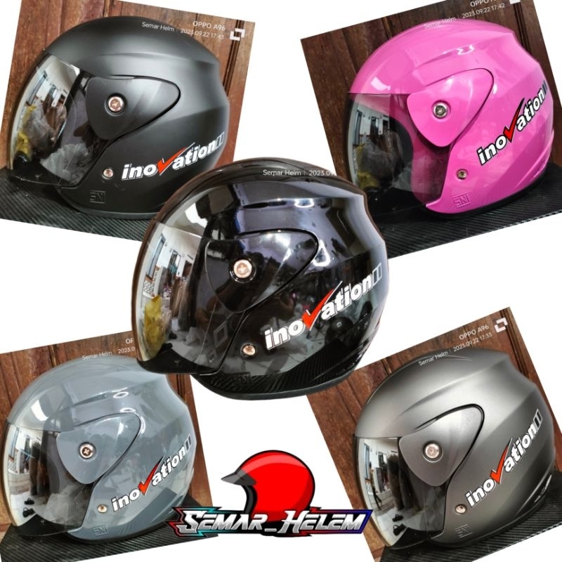 Jual HELM EVO EVOLUTION DEWASA NOTES REVOLUTION SERIES HALF FACE ...