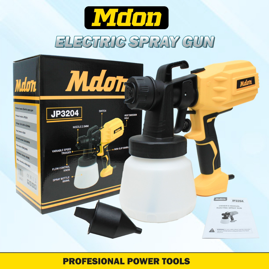 Jual MDON Electric Spray Gun - Paint Zoom - Mesin Cat Semprot Listrik ...