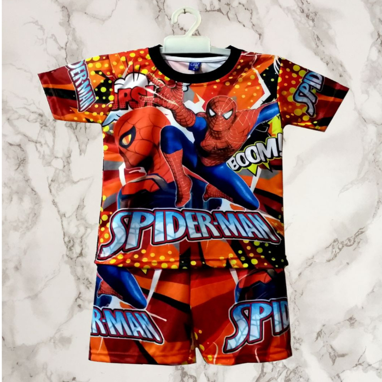 Jual MARVEL SHOP | BAJU SPIDERMAN ANAK SETELAN ANAK LAKI-LAKI 2-12 THN ...