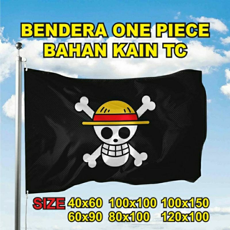 Jual Bendera One piece Logo Terbaru Custom Bendera | Shopee Indonesia