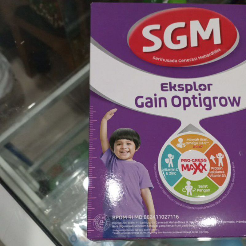Jual SGM Optigrow 1+ Vanilla 400gr | Shopee Indonesia