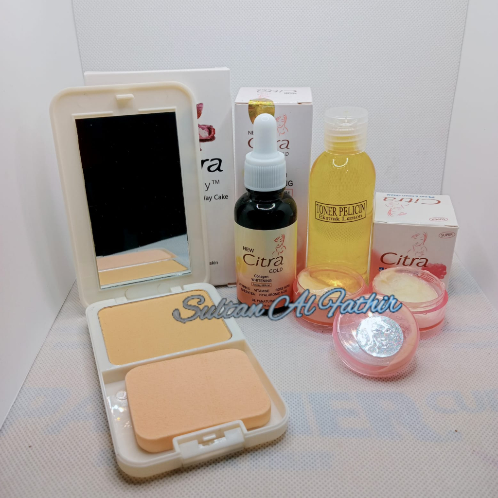 Jual Paket Glowing Citra ( Cream Citra Susun - Bedak - serum Gold Citra ...