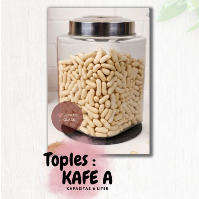 Jual Toples Kaca / Toples Bening / Toples Snack / Tempat Kopi / Toples ...