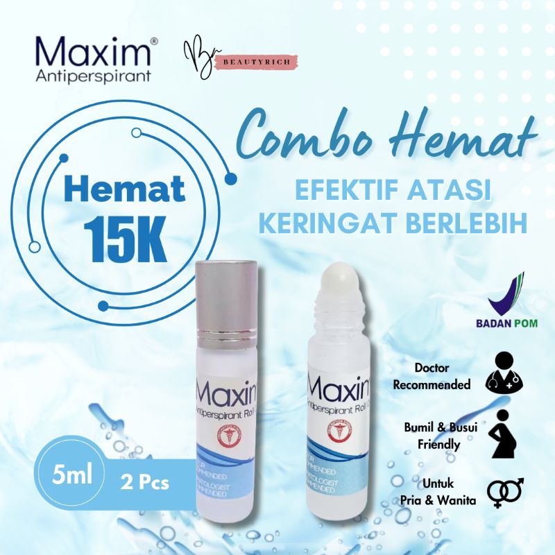 Jual Maxim Antiperspirant 5ml (2pcs) Share Bottle | Shopee Indonesia