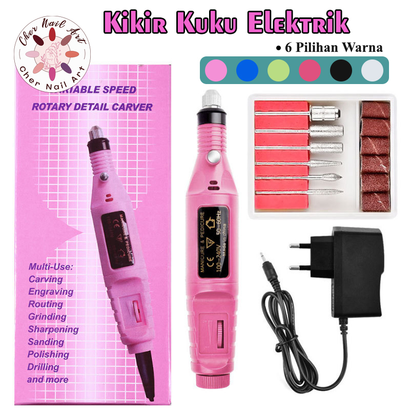 Jual Mesin Kikir Kuku Elektrik / Electric Nail Drill Grinding Manicure ...