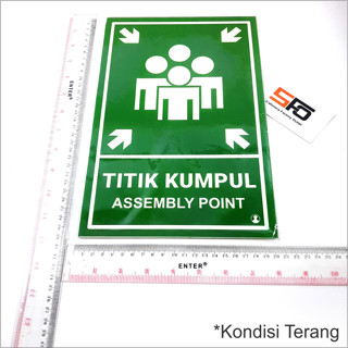 Jual Akrilik Titik Kumpul / Assembly Point - Glow in The Dark - Acrylic ...