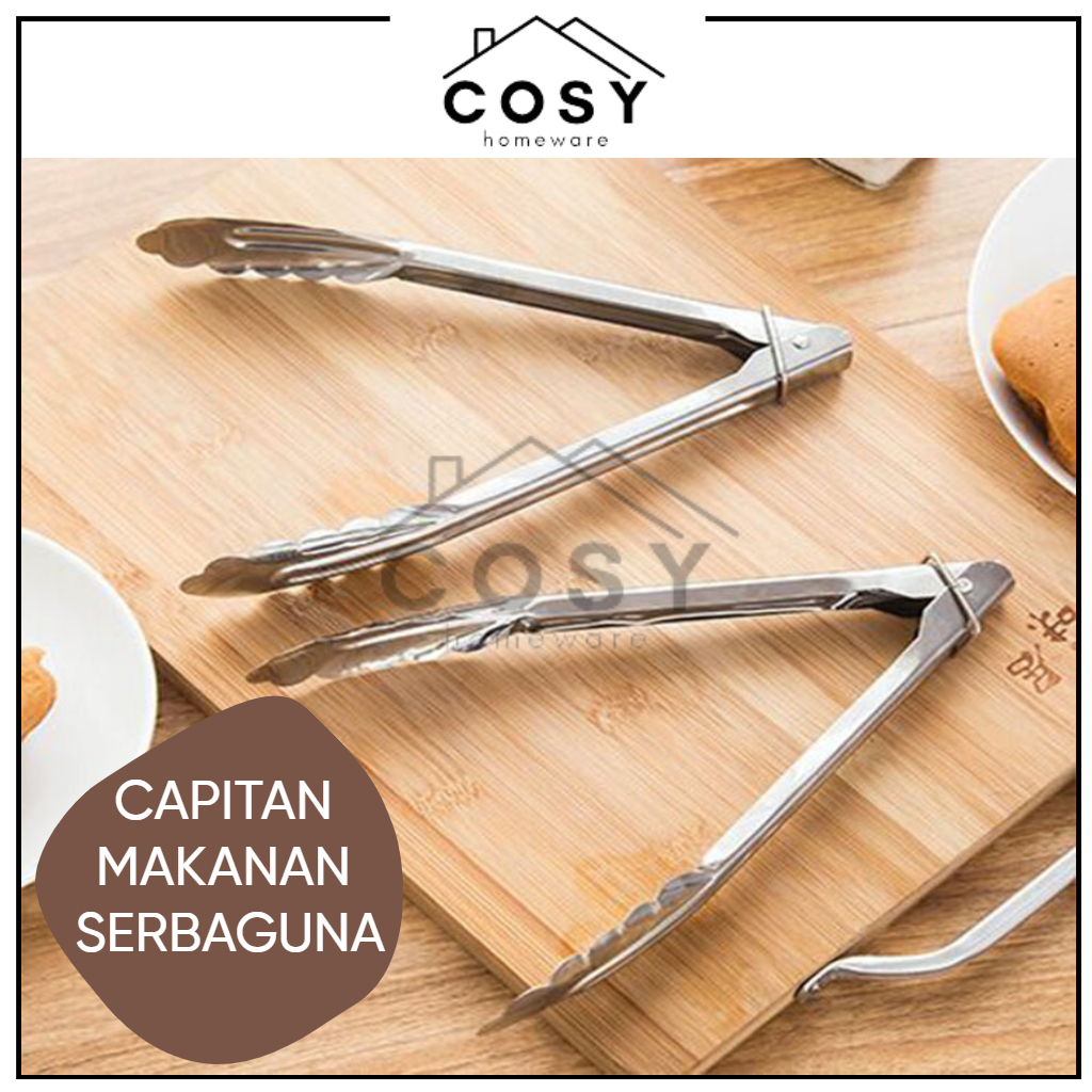 Jual COSY Pencapit Gorengan Stainless Steel / Penjepit Makanan ...