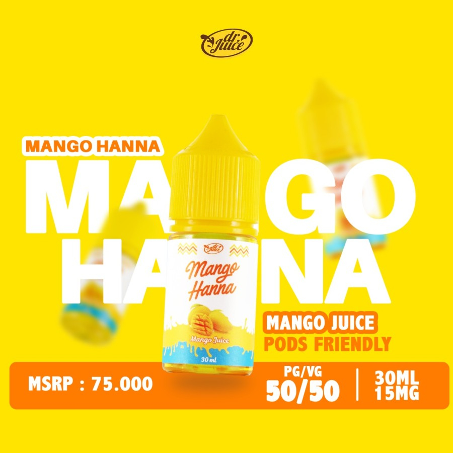 Jual MANGO HANNA > PODS FRIENDLY > SWEET MANGO ICE > 15MG > 30ML ...