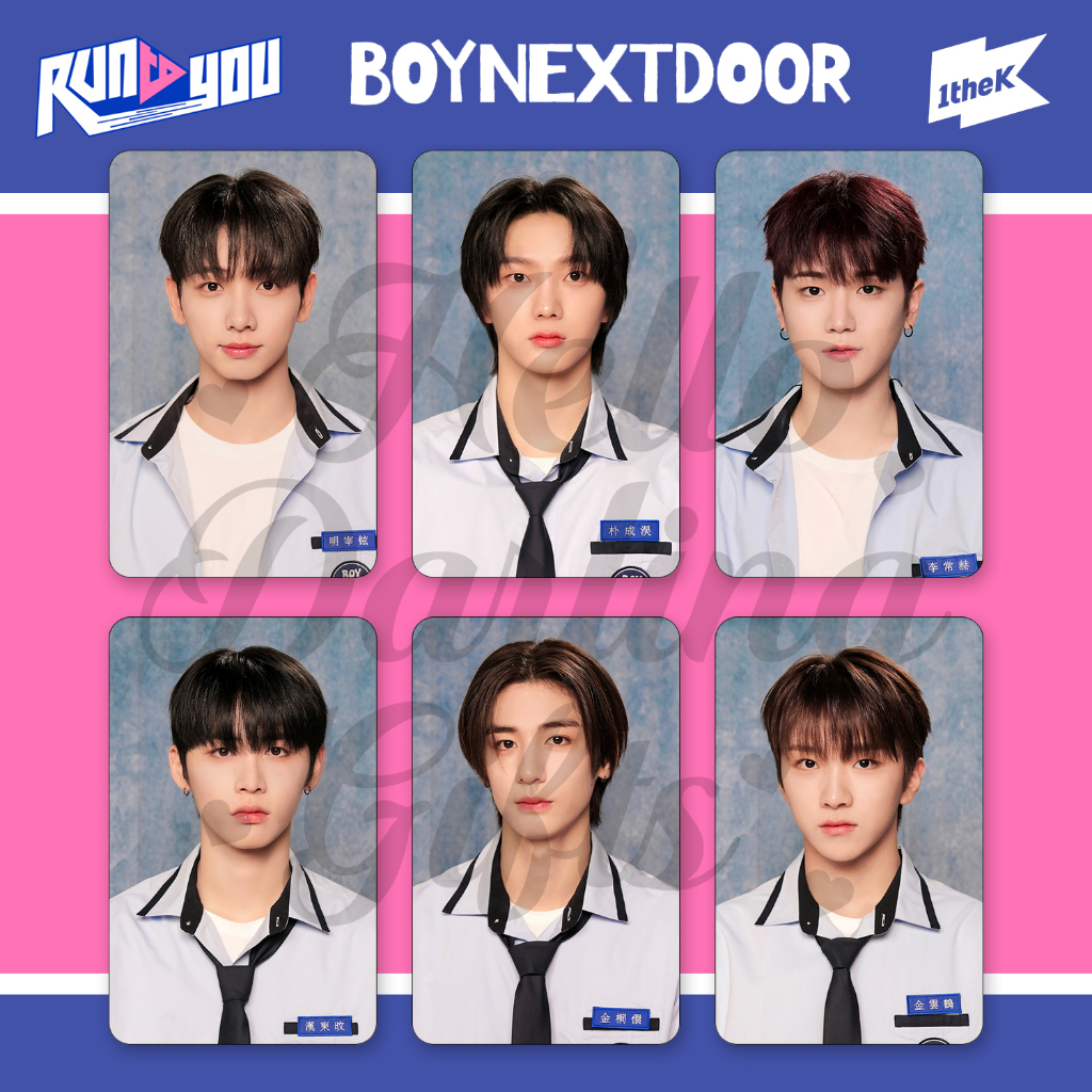 Jual BND Boy Next Door ID Photo OT6 Photocard. Unofficial. Fan Made. | Shopee Indonesia