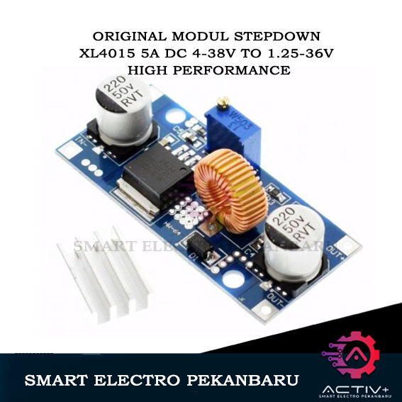 Jual ORIGINAL DC-DC Step Down Converter XL4015 5A DC 4-38V TO 1.25-36V ...