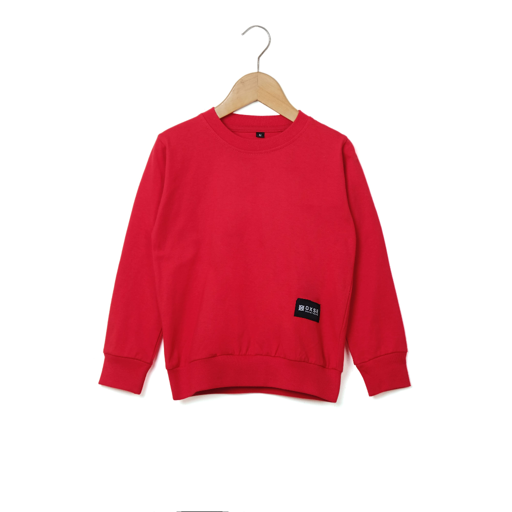 Jual OXSE - Sweater Polos Anak Laki-laki / Perempuan Bahan Cotton ...
