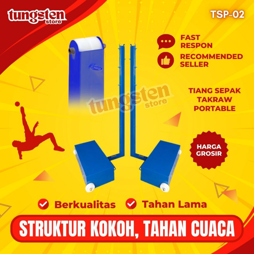 Jual Tiang Sepak Takraw Portable TSP-02 Grosir | Shopee Indonesia