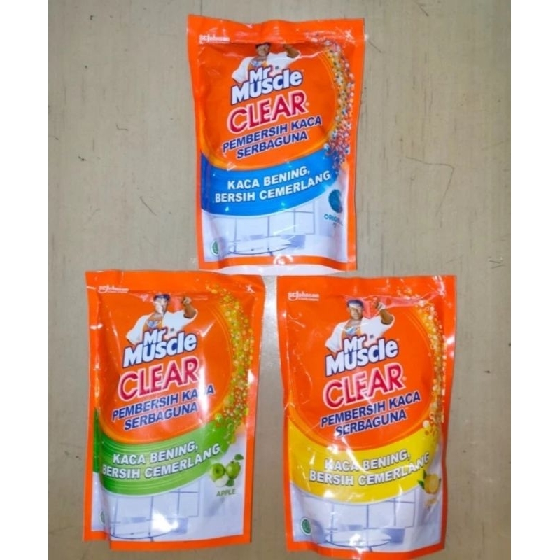 Jual Mr muscle pembersih kaca pouch 400ml | Shopee Indonesia