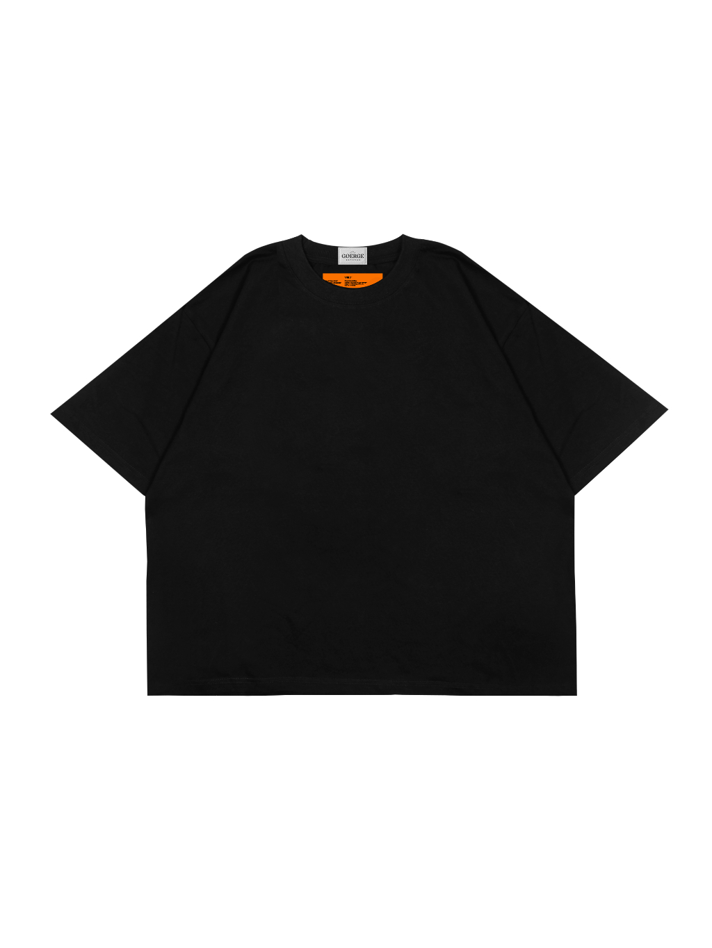 Jual Kaos Black Boxy Oversize Tshirt 20s Polos Hitam Grg Uncle