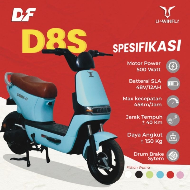 Jual UWINFLY SEPEDA LISTRIK D8S | Shopee Indonesia