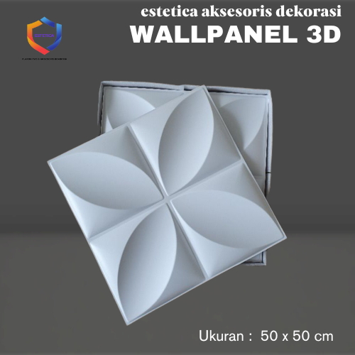 Jual Wallpanel 3D Stiker Wall Panel PVC Dinding Motif 3D Ukuran 50 x 50 ...