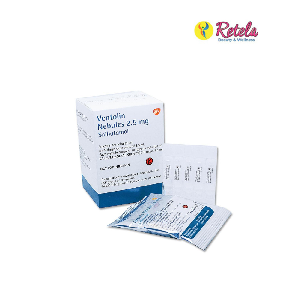 Jual VENTOLIN 2.5MG NEBULES 1 BLISTER 5 NEBULES | Shopee Indonesia