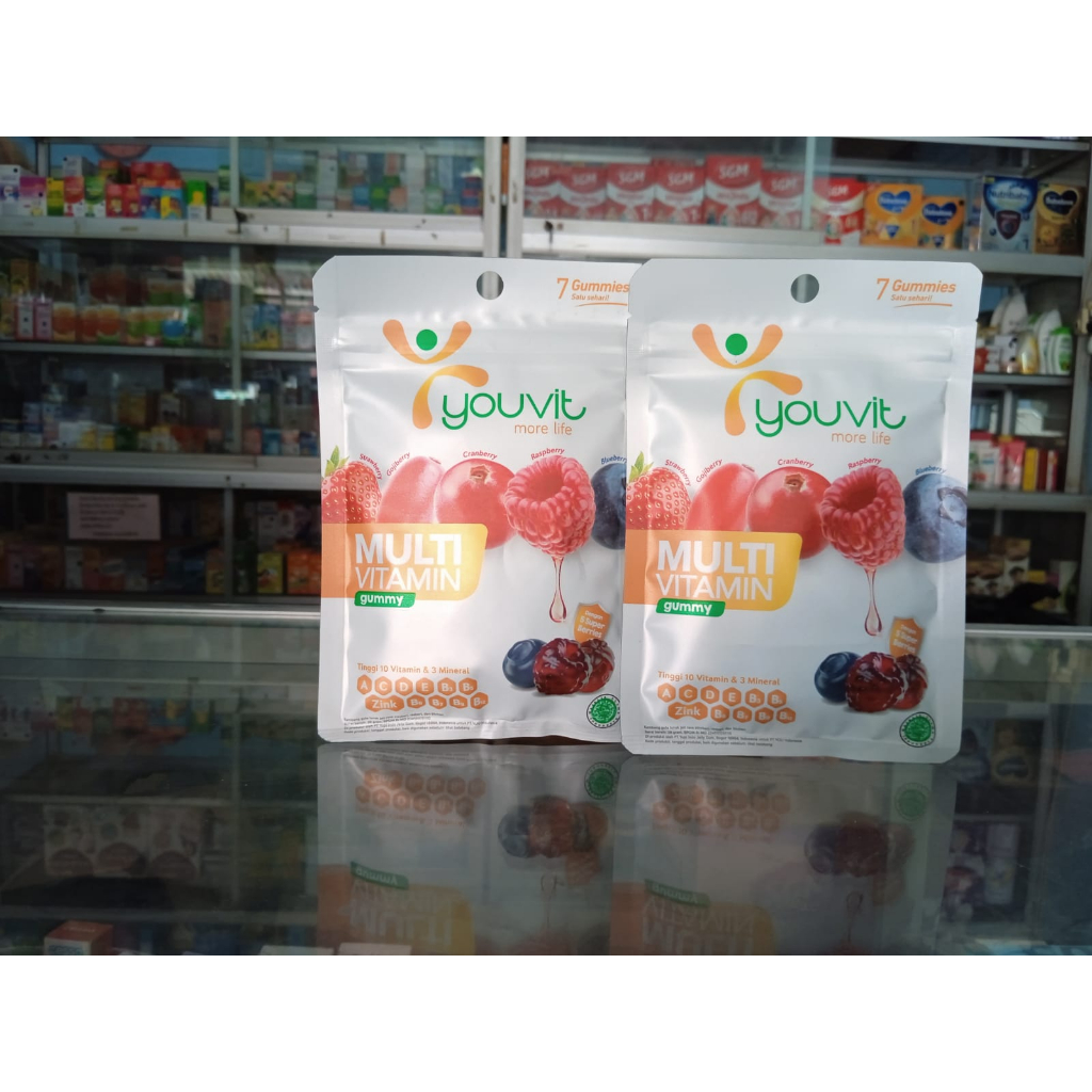 Jual YOUVIT MULTIVITAMIN GUMMY DEWASA | Shopee Indonesia