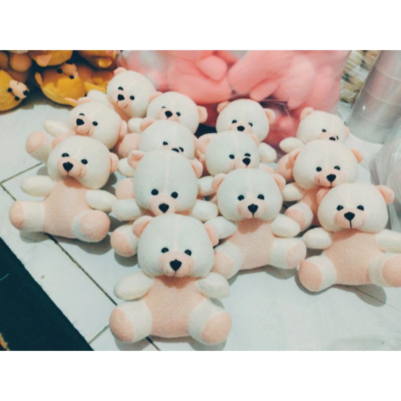 Jual boneka cream peach/full lotto/14cm | Shopee Indonesia
