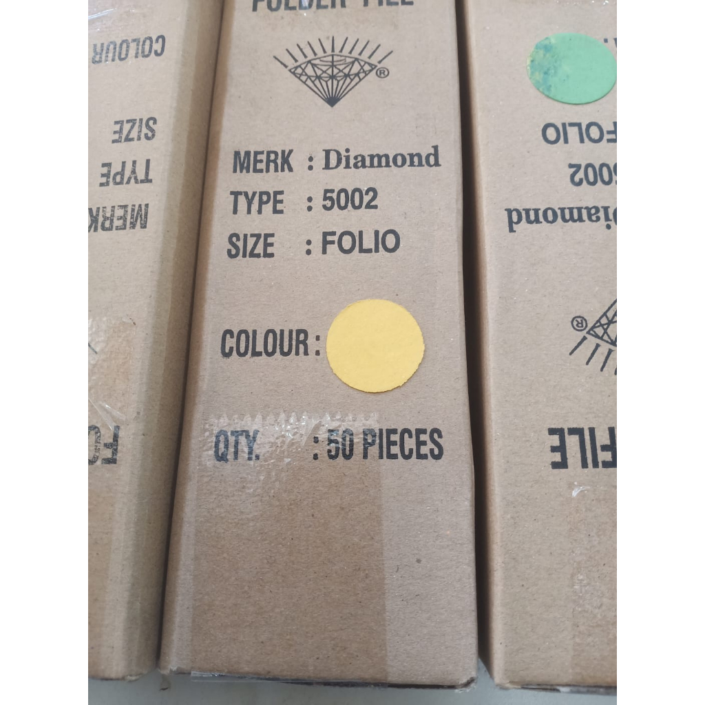 Jual MAP KERTAS 5002 DIAMOND FOLIO KUNING 1 DUS | Shopee Indonesia