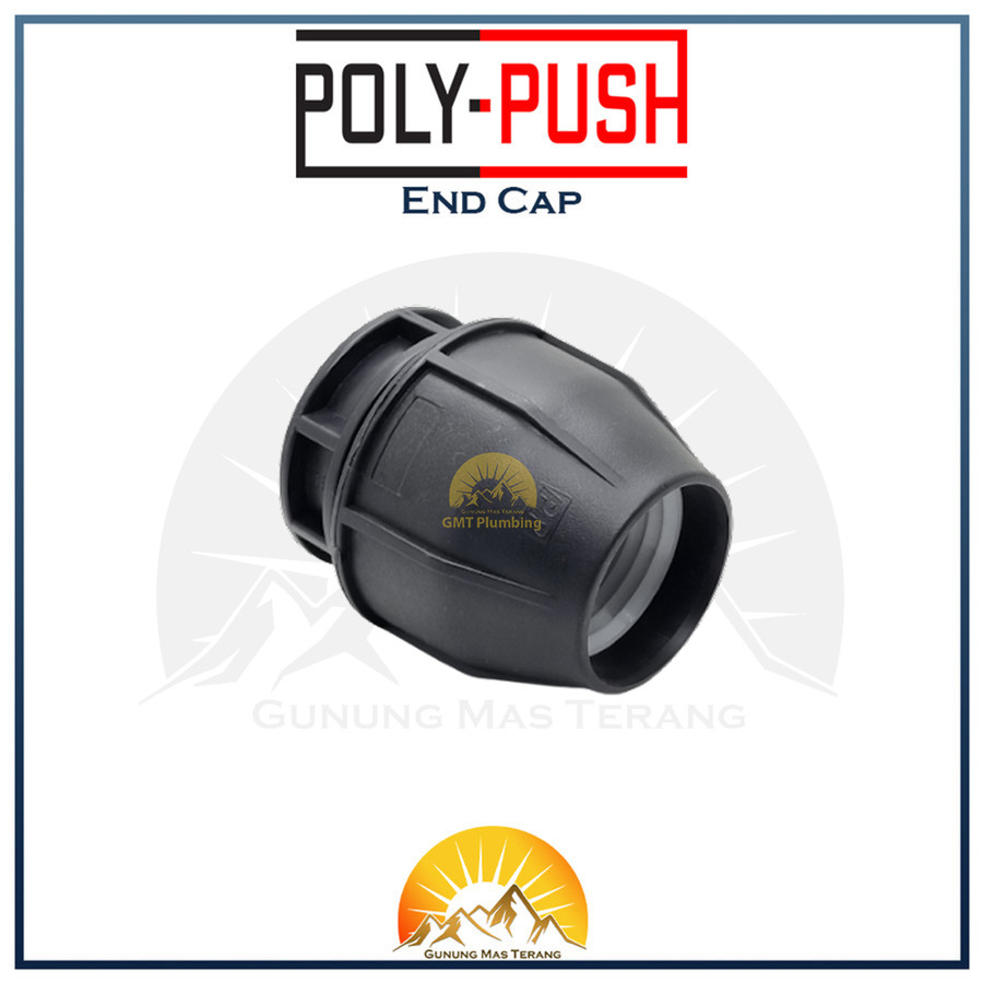 Jual Poly Push HDPE Fitting Cap / Dop 75 mm 2 1/2 In Plug End ...