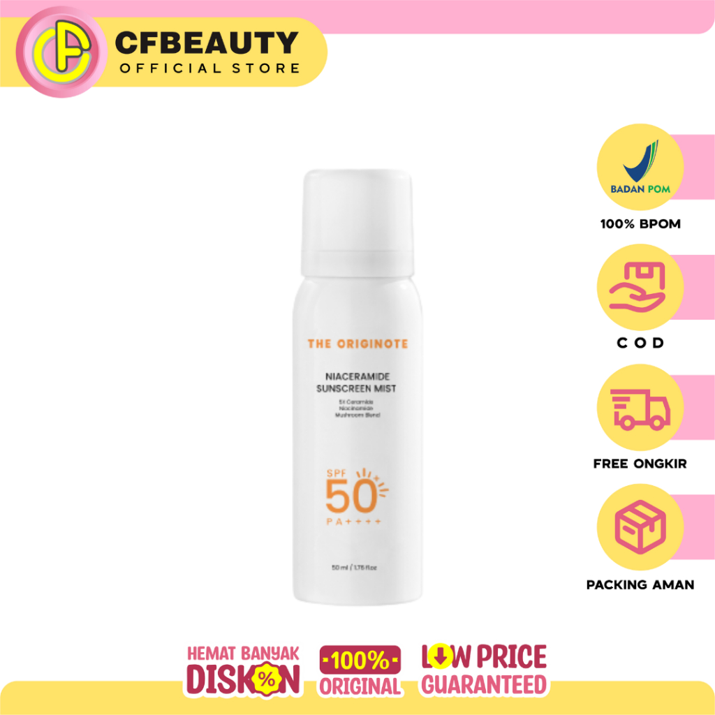 Jual The Originote Niaceramide Sunscreen Mist SPF 50 PA++++ - Sunscreen ...