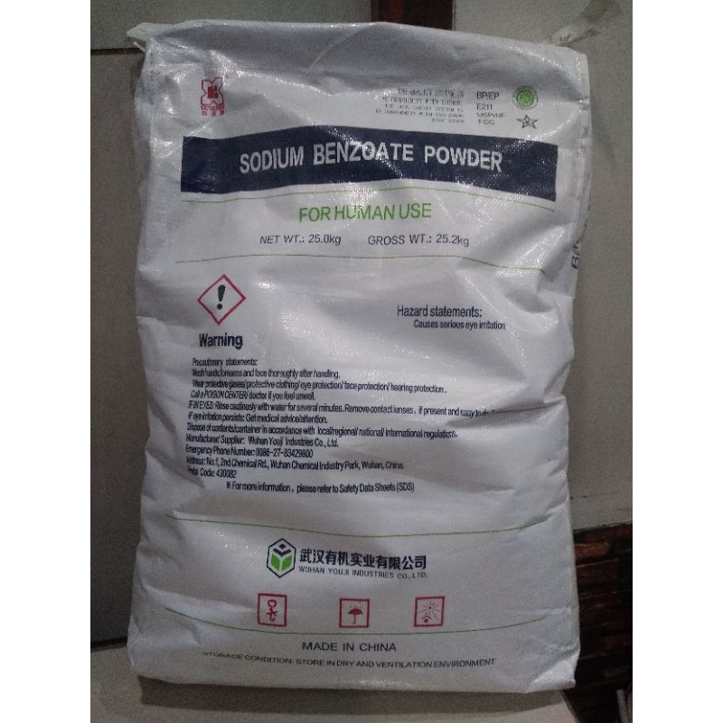 Jual SODIUM BENZOATE POWDER PENGAWET MAKANAN REPACK 250 GR | Shopee ...