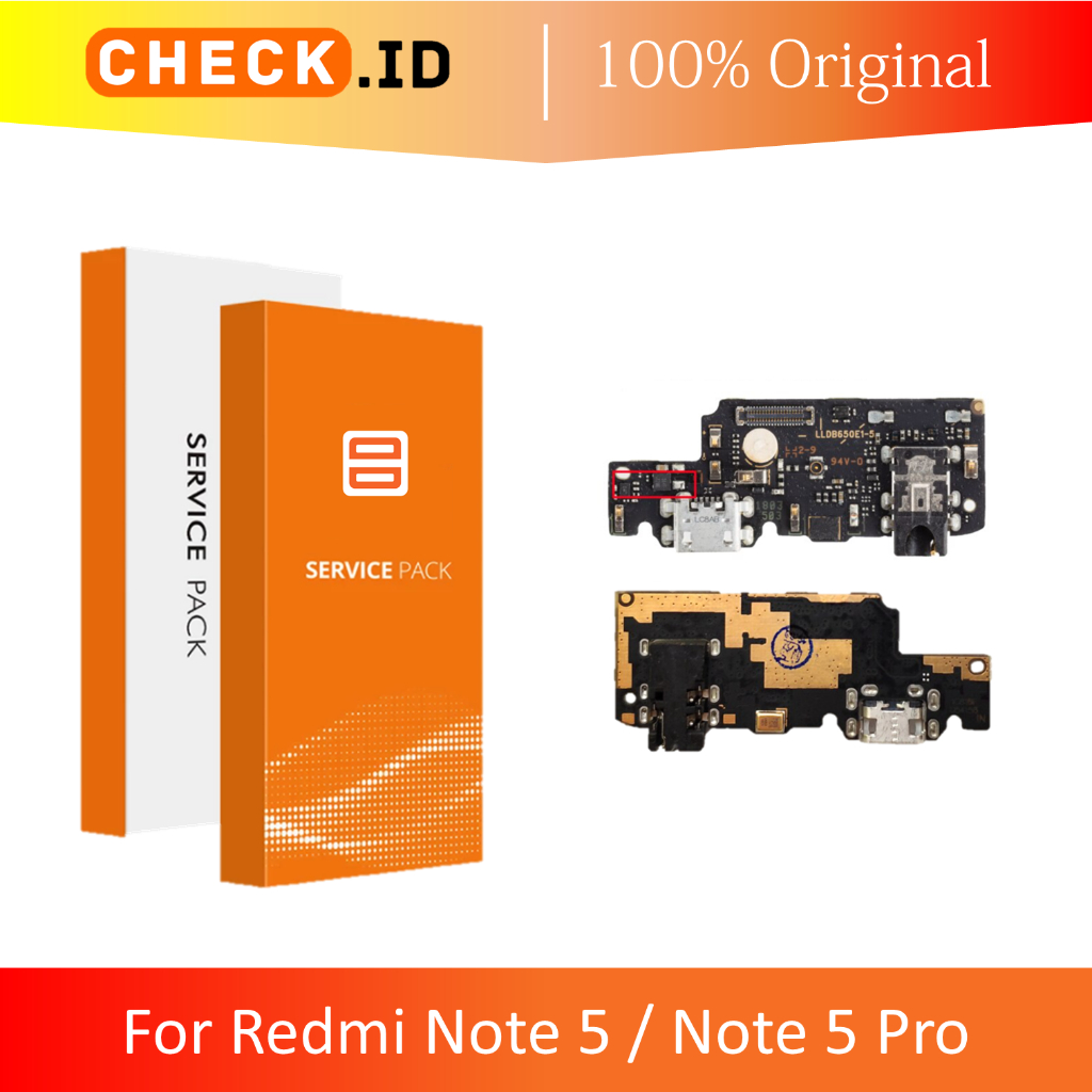 Jual [ CHECK.ID ] KONEKTOR CHARGER MIC SUBBOARD XIAOMI REDMI NOTE 5 / 5 ...