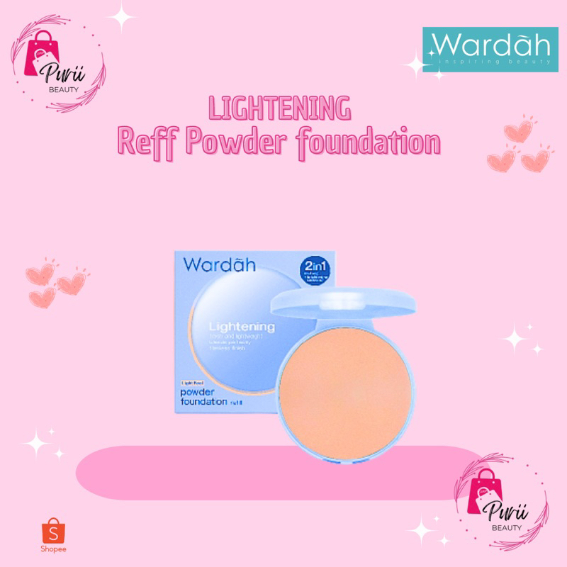 Jual WARDAH LIGHTENING REFFIL POWDER FOUNDATION | Shopee Indonesia
