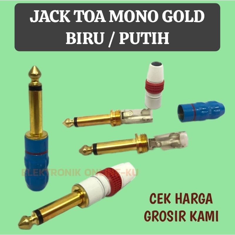 Jual JACK TOA MONO GOLD BIRU / PUTIH | Shopee Indonesia
